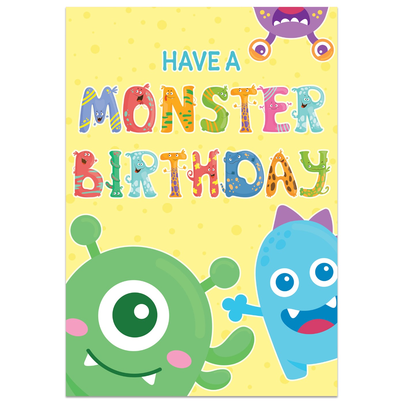 Have a Monster Birthday Card – Printster