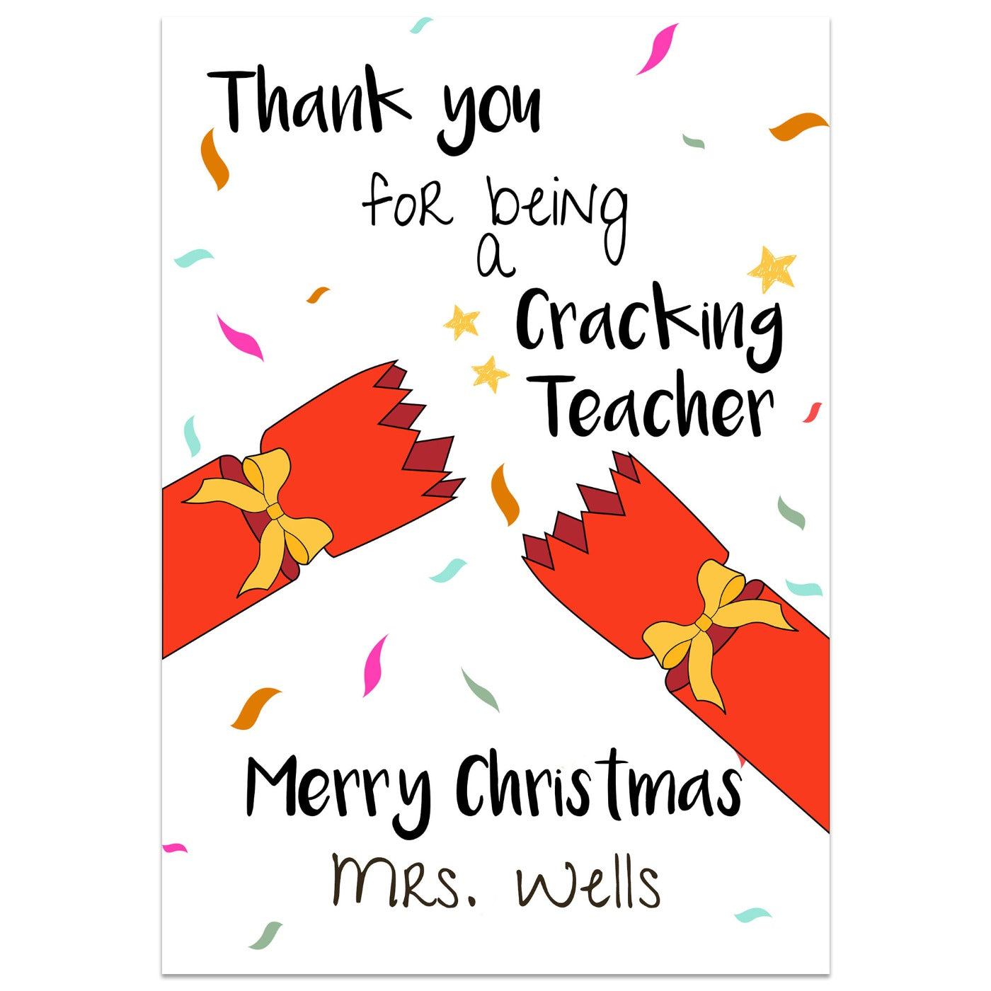 Cracking Teacher Card – Printster