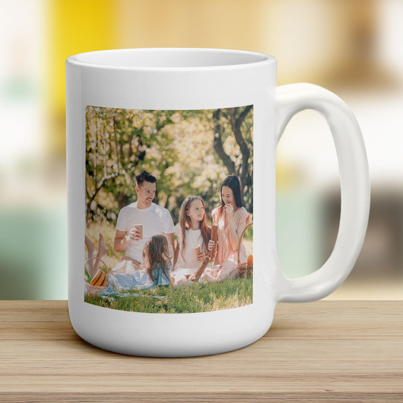 15oz Double Sided Photo Mug | Upload Your Own Photos – Printster