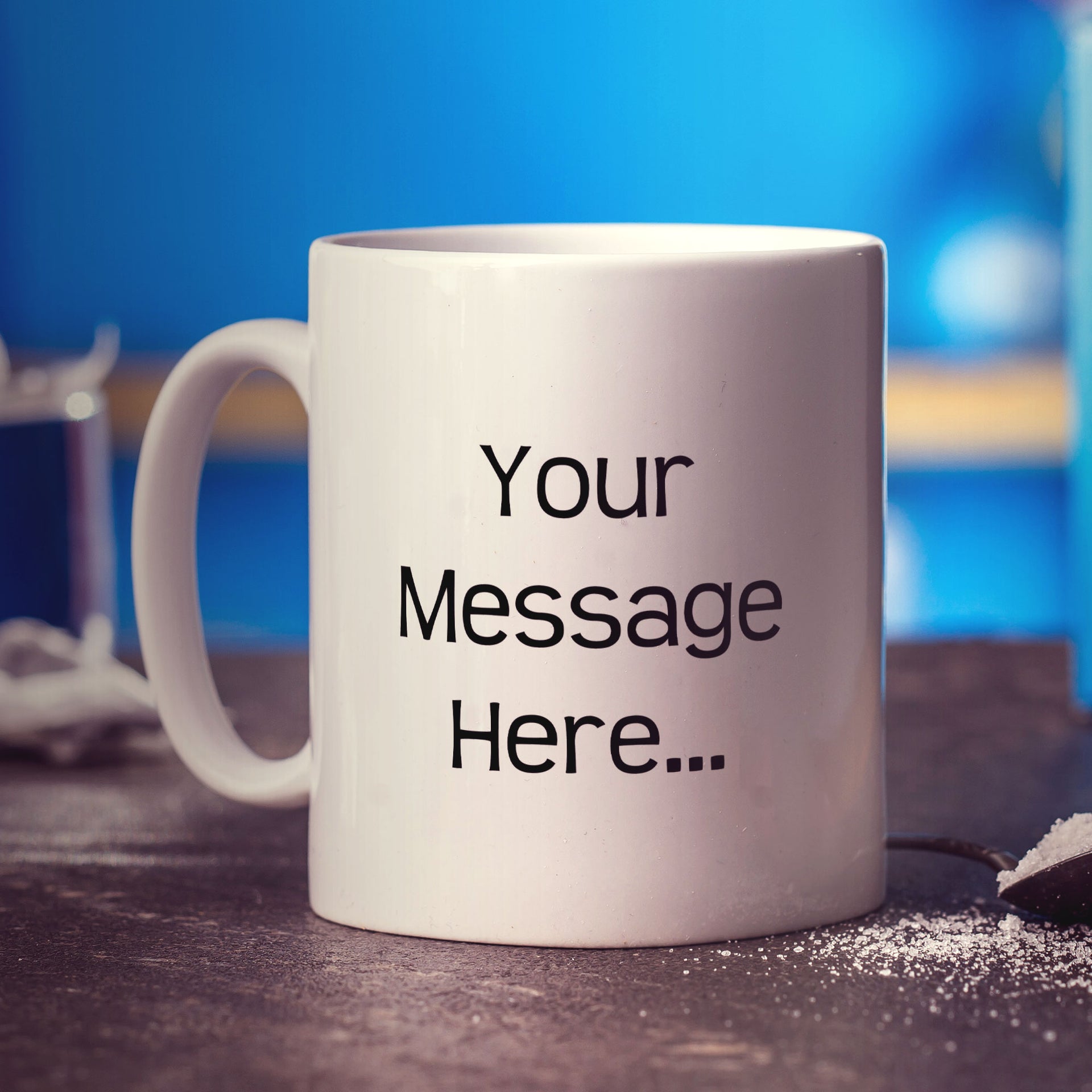 Personalised Photo Mug with Message - Add Your Photo & Text – Printster