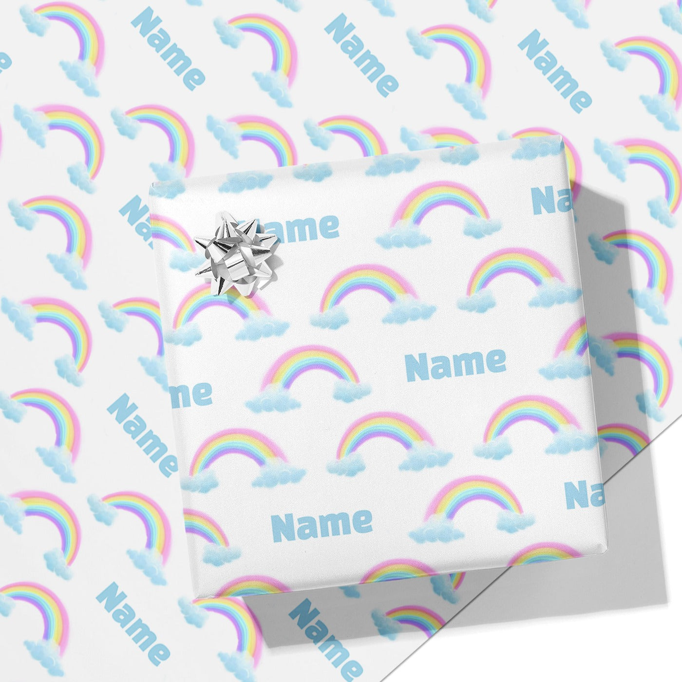Rainbow Name Wrapping Paper – Printster